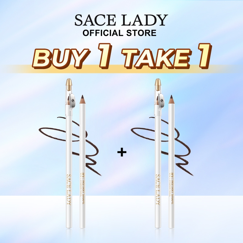 SACE LADY Eyebrow Pencil Natural Looking Built-in Pencil Sharpener ...