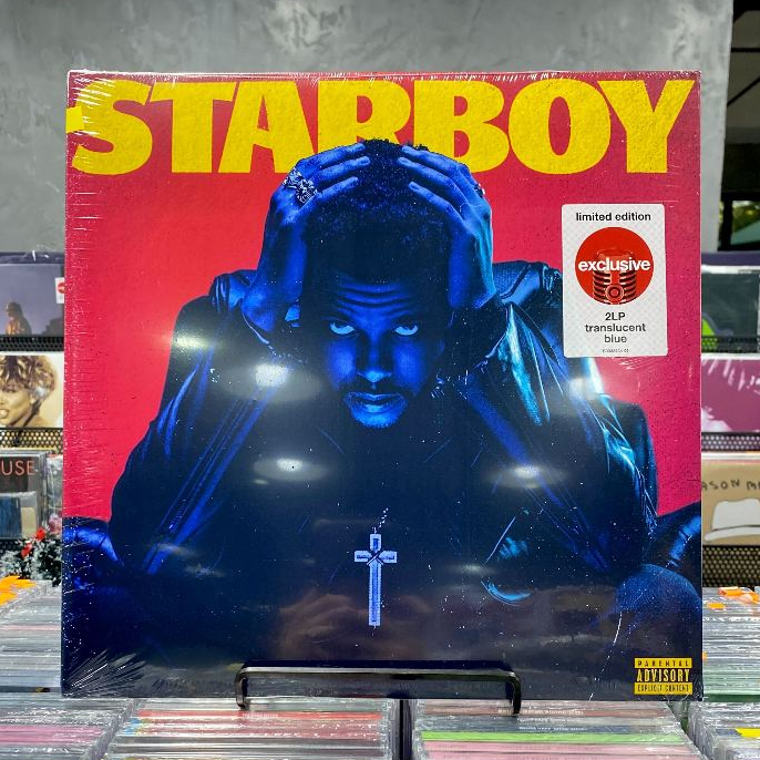 THE WEEKND Starboy Vinyl (Target, Transluscent Blue, 2LP) US | Shopee ...