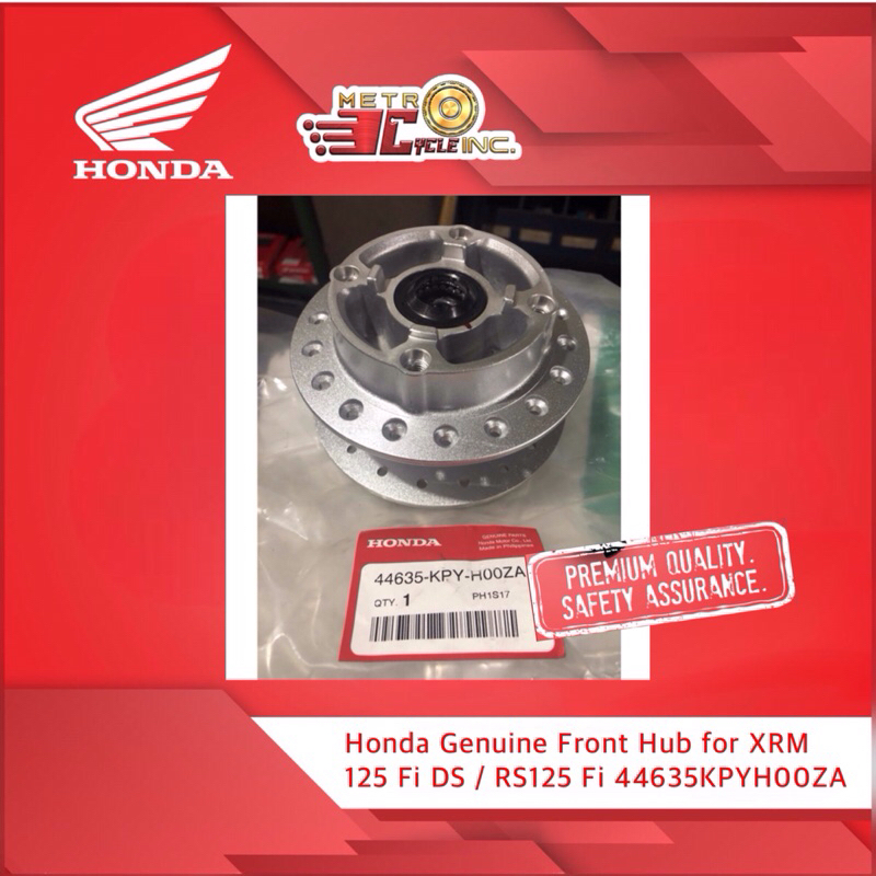 Honda Genuine Front Hub for XRM 125 Fi DS / RS125 Fi 44635KPYH00ZA ...