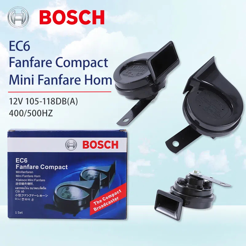 Bosch Compact Horn Original 12V 400/500HZ 105-118DB(A) For Car ...