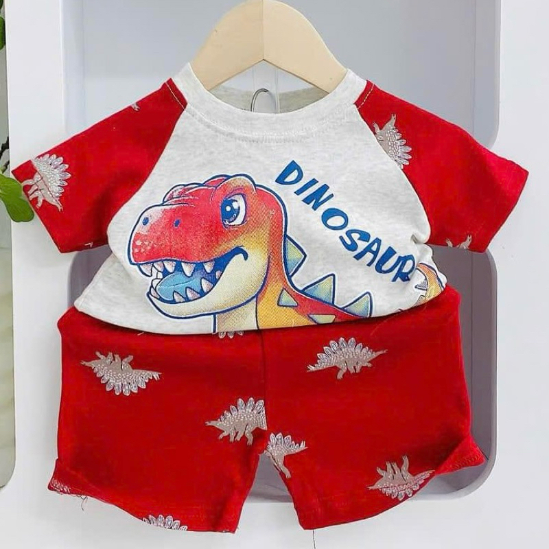 Printed Character Boy Terno Shirt & Short "D" (1-5 y/o) | Shopee ...