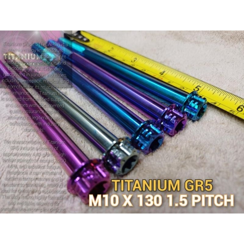 TITANIUM GR5 10MM 1.5 PITCH | Shopee Philippines