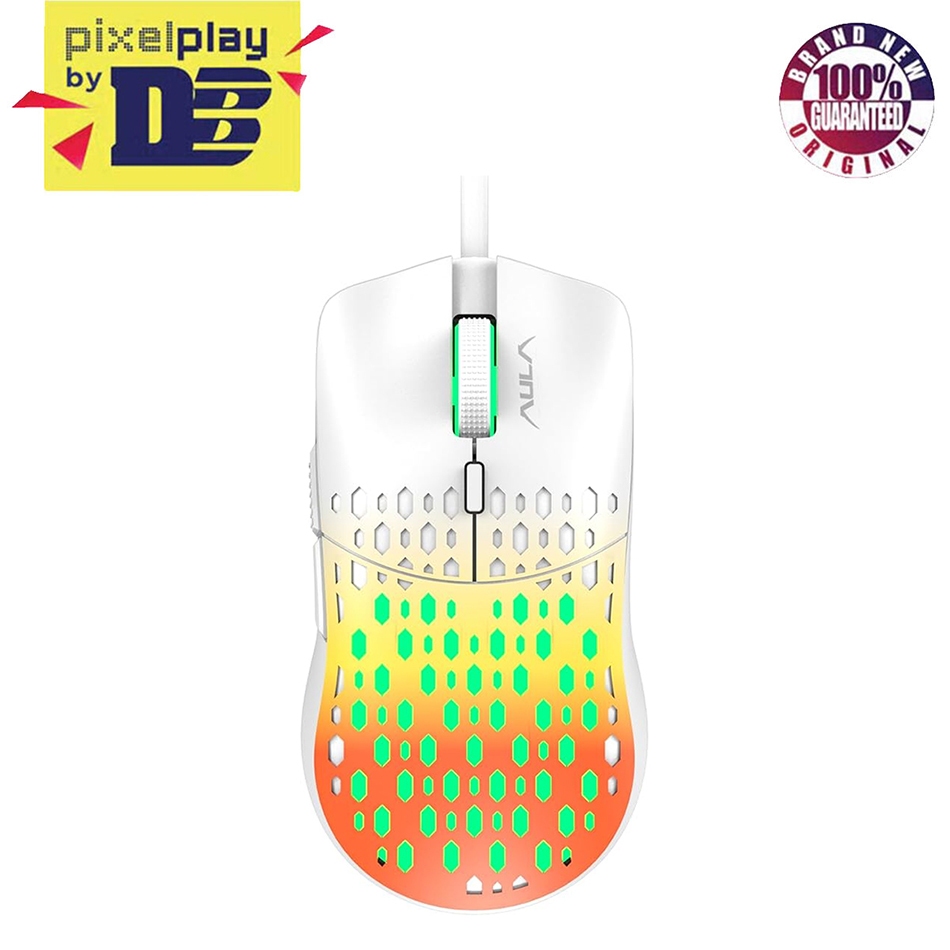 Aula Wind S11 Pro 3600DPI RGB 6-Key Honeycomb Wired Gaming Mouse ...
