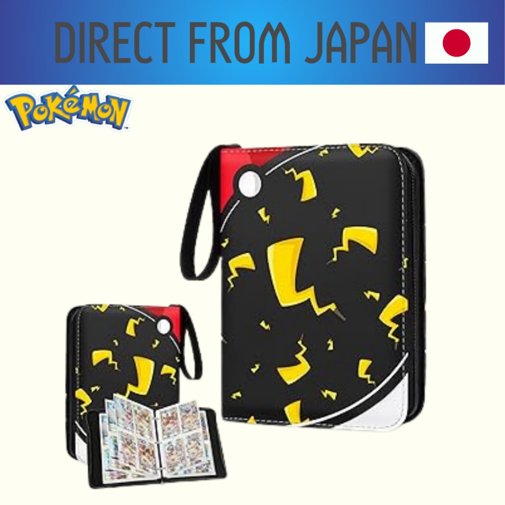 Card File Card Binder Pokemon Card Binder 4 Pocket Storage Binder 50 ...