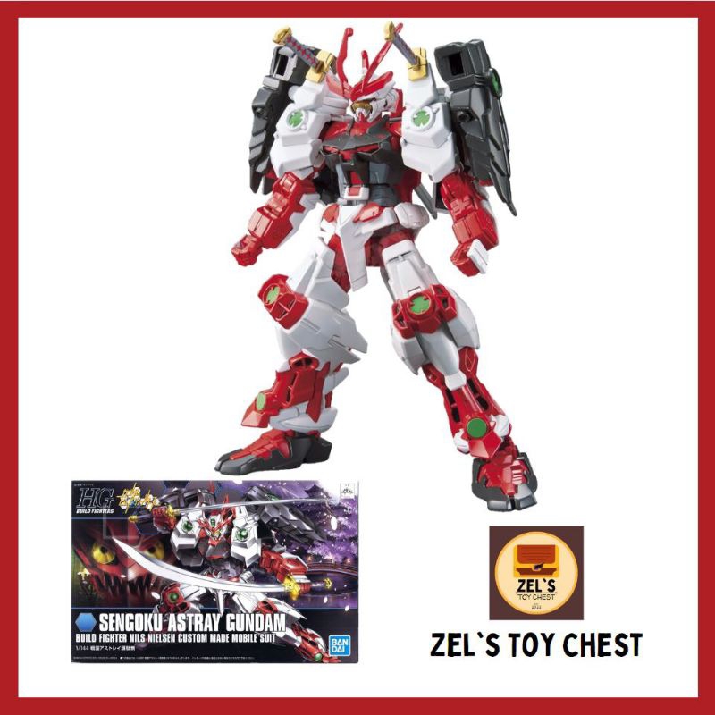 HG 1/114 Gundam Build Fighters - Sengoku Astray Red Frame | Shopee ...
