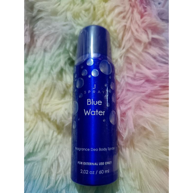 2pcs J Spray Fragrance Perfume (BLUE WATER) 60ML for Men by Uni ...