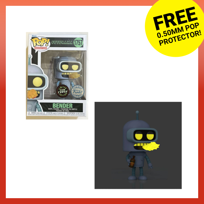 Television Futurama Bender (Burping) #1757 (Chase) (Glows in the Dark) [Special Edition] Funko ...