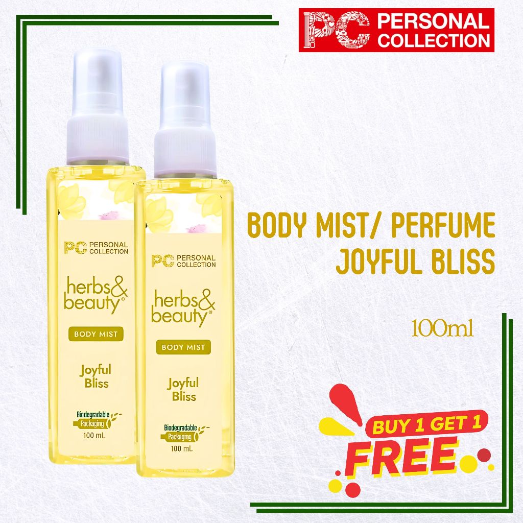 PERSONAL COLLECTION Buy1 take 1 Herbs & Beauty Body Mist Joyful Bliss ...