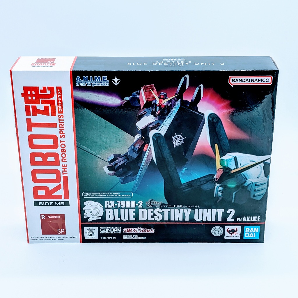BANDAI ROBOT SPIRITS Gundam Side Story The Blue Destiny Blue Destiny ...