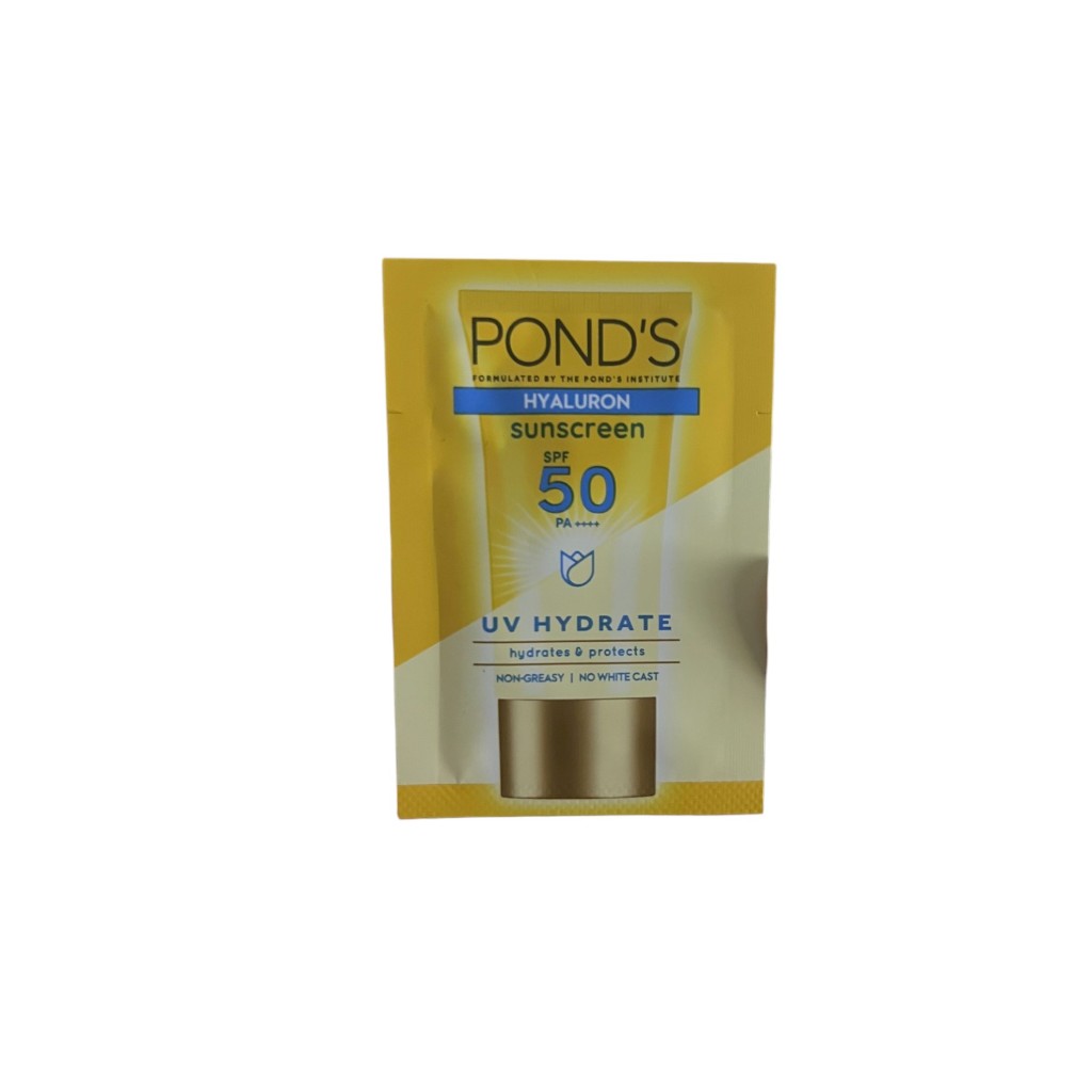 Buy 1 Take 4 Pond's HYALURON Sunscreen SPF50 Non Greasy / White Cast ...
