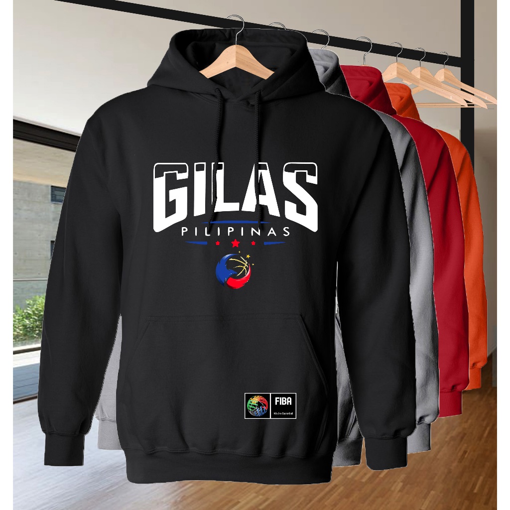 Hoodie Jacket Black GILAS Pilipinas D8 Premium DTF Print Personalized ...