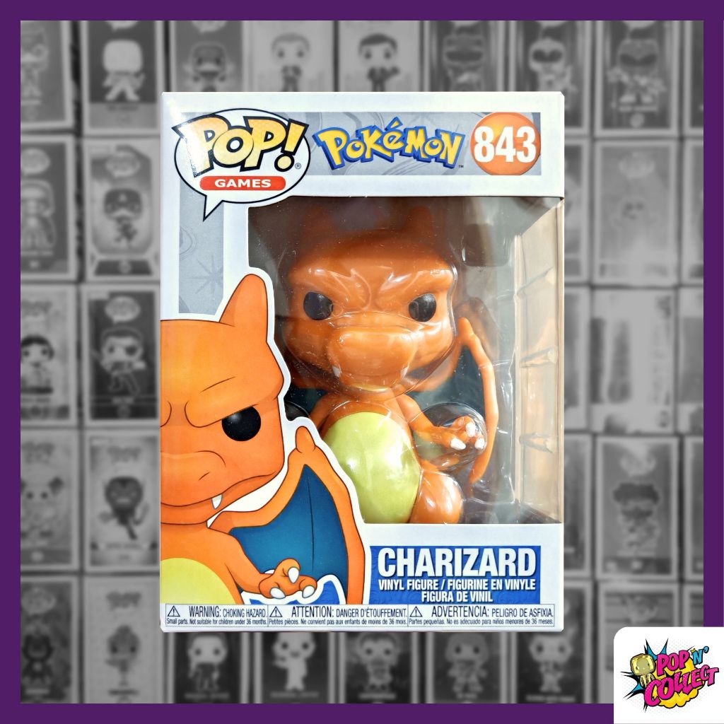 Funko Pop! Pokemon - Charizard 843 w/ Free Protector (Sold by Pop N ...