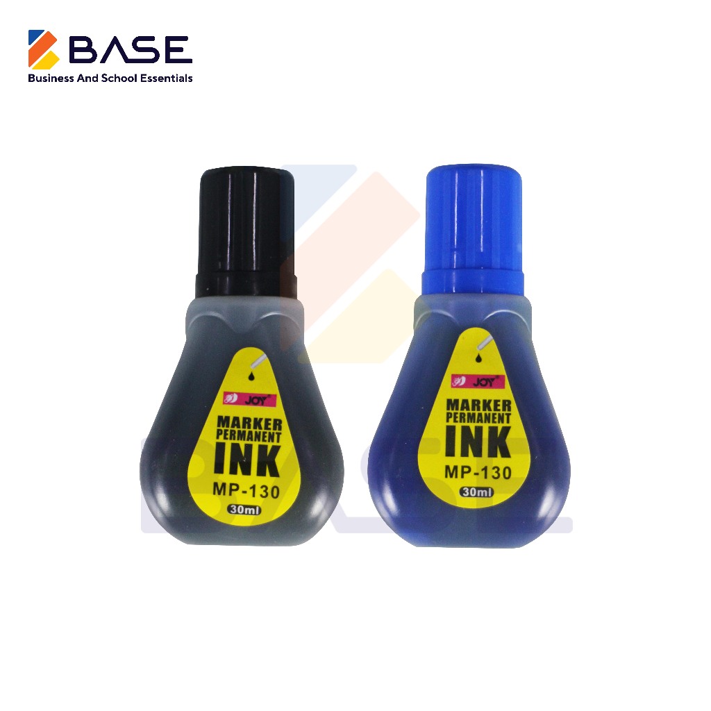 Joy Marker Permanent Ink 30ml (Black / Blue) | Shopee Philippines