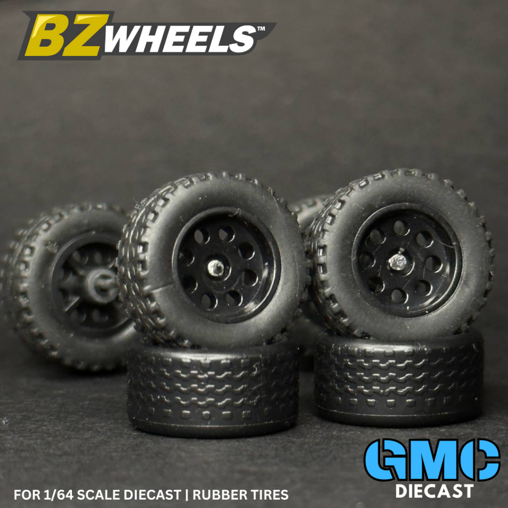 BZ WHEELS. 4X4 RUBBER TIRES (1/64 SCALE DIECAST ONLY) | Shopee Philippines