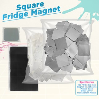 50mm Square Fridge Magnet 2x2 Inches Ref Magnet 100sets | Shopee ...