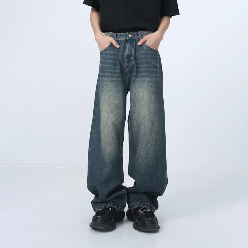 Men's for jeans loose straight maong for men comfortable long pants ...