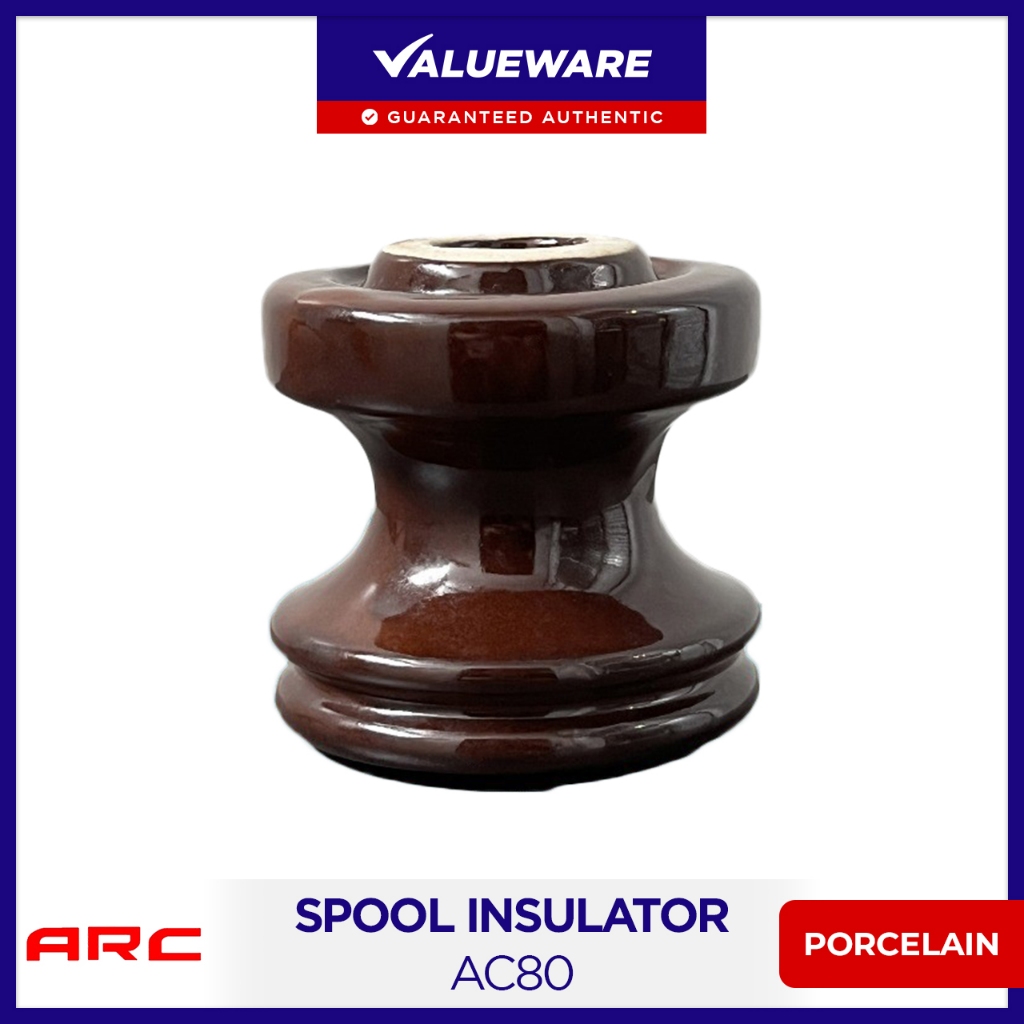 ARC Hammer Heavy Duty Porcelain Spool Insulator (Electrical Shackle ...