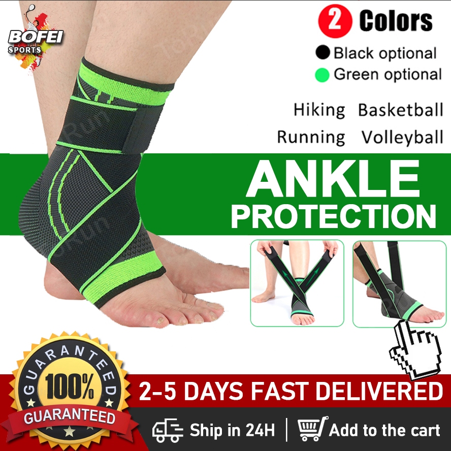 Ankle Support Protector Sports Anti Sprain Ankle Guard Nylon Adjustable ...
