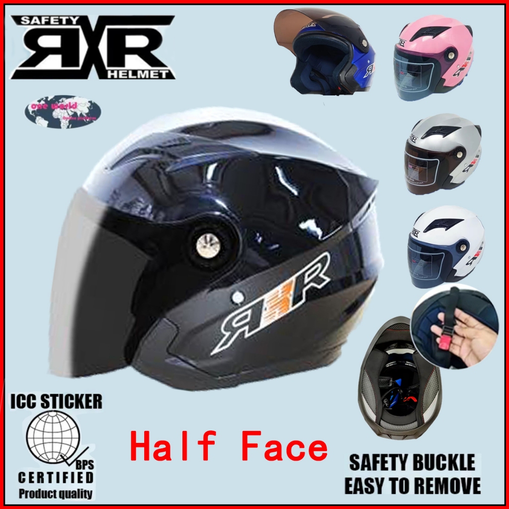 Half face-Single Visor helmet for Menand Women RXR helmet with(lCC/BPS ...