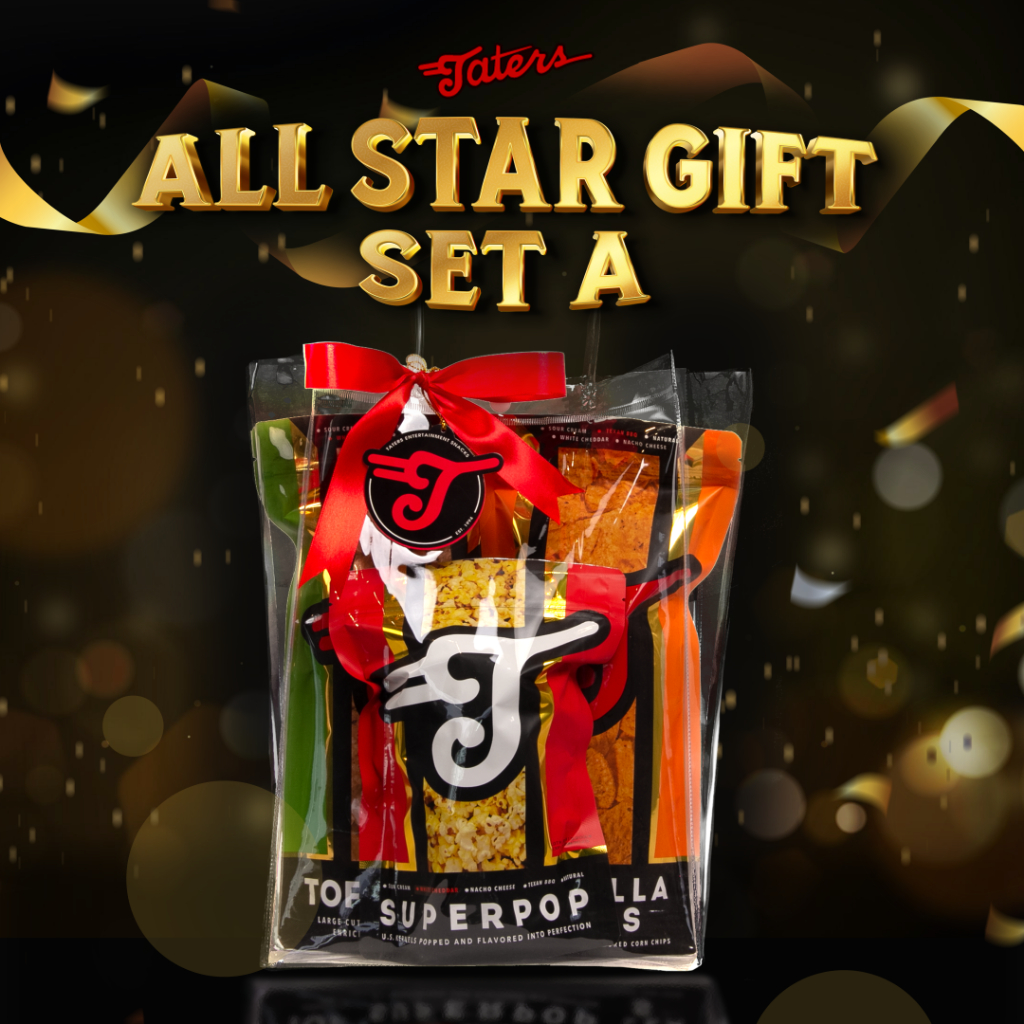 TATERS ALL STAR GIFT SET A (1 Mini Superpop, 1 Tall Tofu Chips, 1 Tall ...