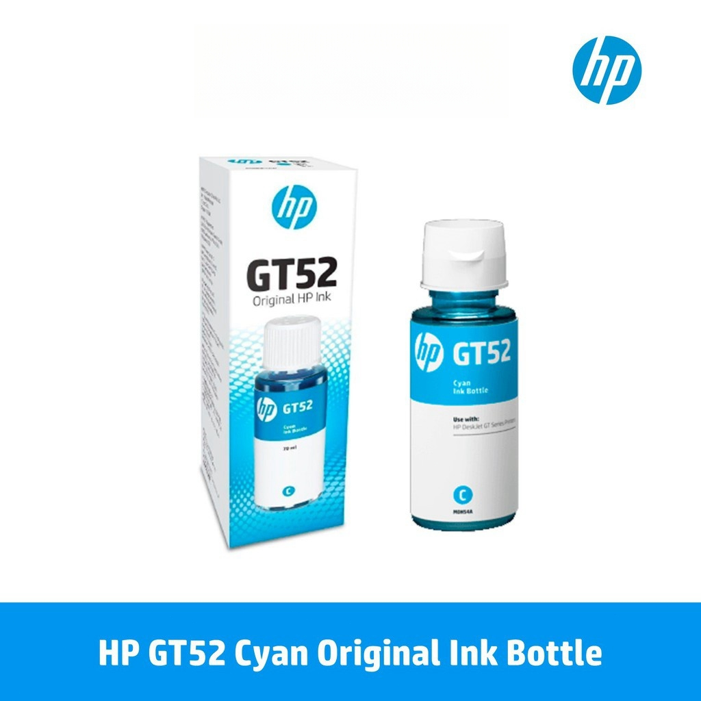 HP Original Ink GT53 Black GT52 CMY Set Of 4units Ink Bottle For GT5810 ...