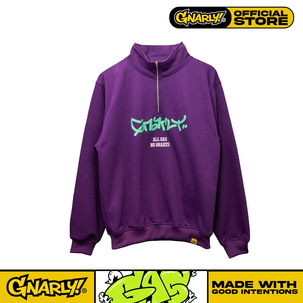 Gnarly! Gas Quarter Zip Jacket | Shopee Philippines