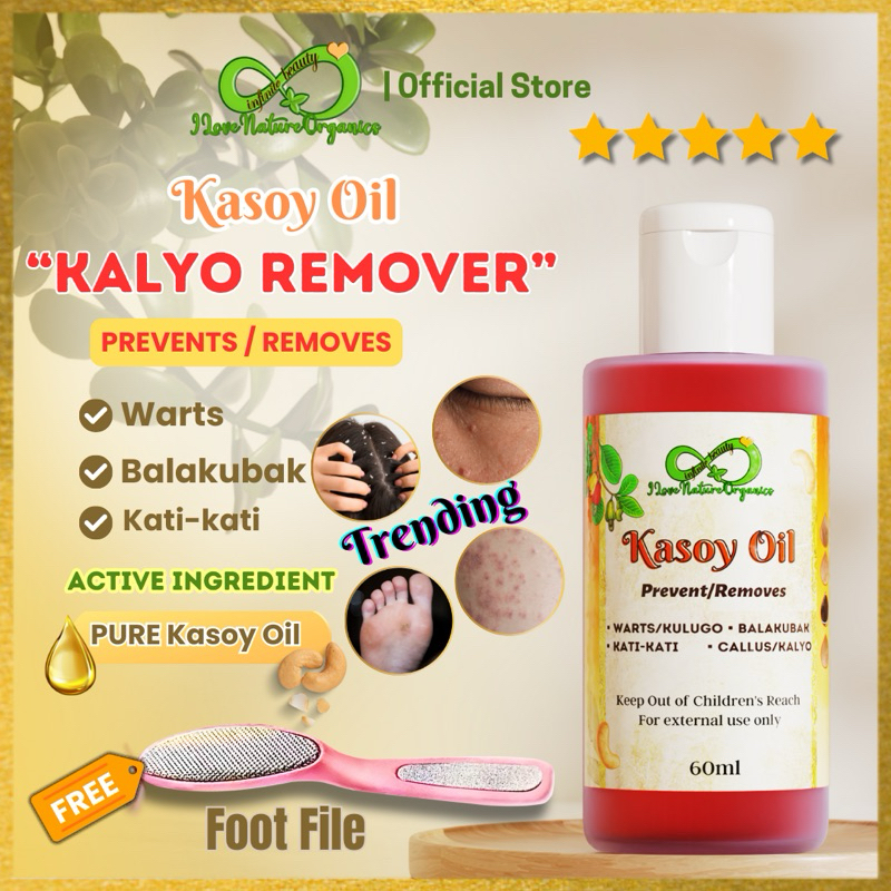 Kasoy Oil Warts Remover Kulugo Remover Kalyo Kati-Kati Balakubak 60ml ...