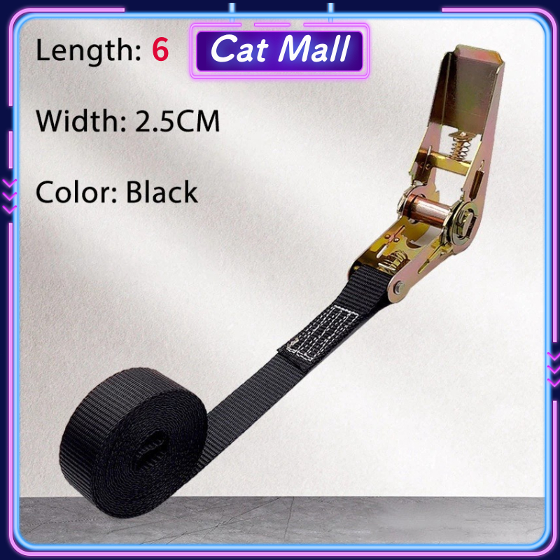 Cargo Strap Heavy Duty Ratchet Strap High Strength Tie Down Strap Cargo ...