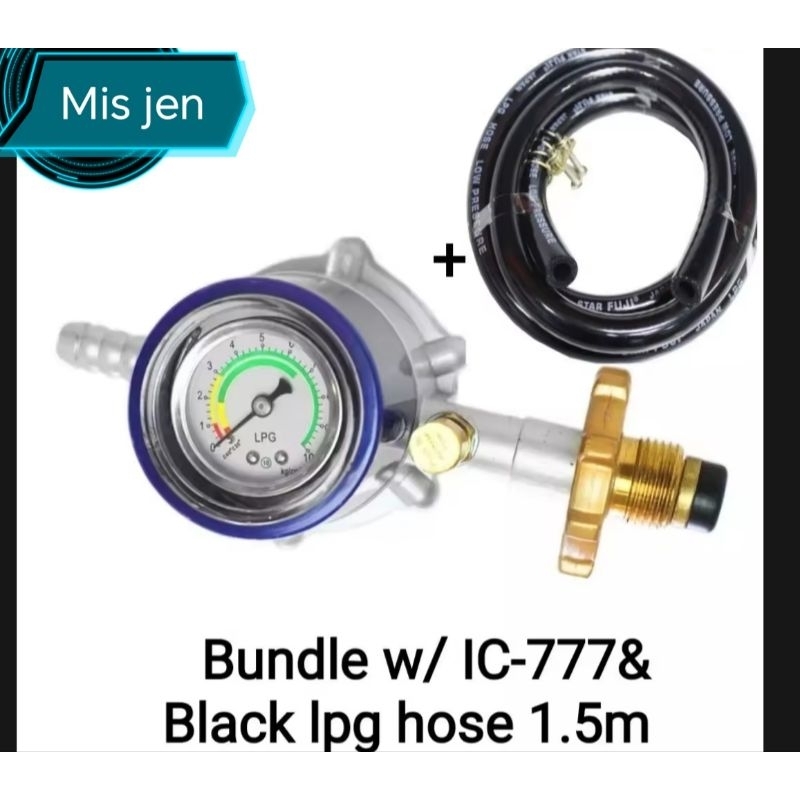 ICOOK BUNDLE SET OF IC-777 REGULATOR AND BLACK HOSE 1.5M | Shopee ...