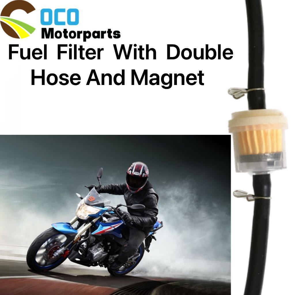 FUEL FILTER WITH DOUBLE HOSE AND MAGNET UNIVERSAL | Shopee Philippines