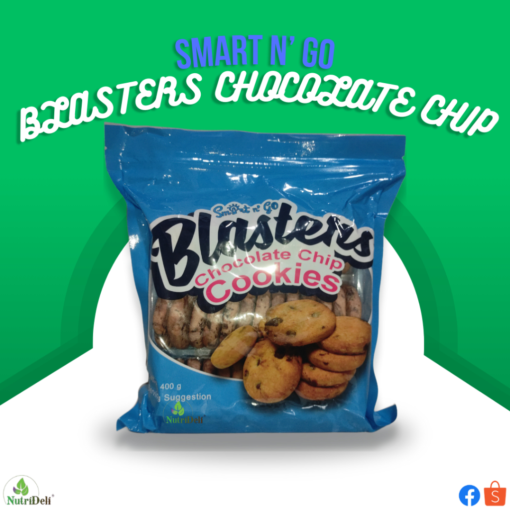 Choco Chip Cookies 400g 3 layer Smart N' Go Blasters Choco Chip Cookies ...