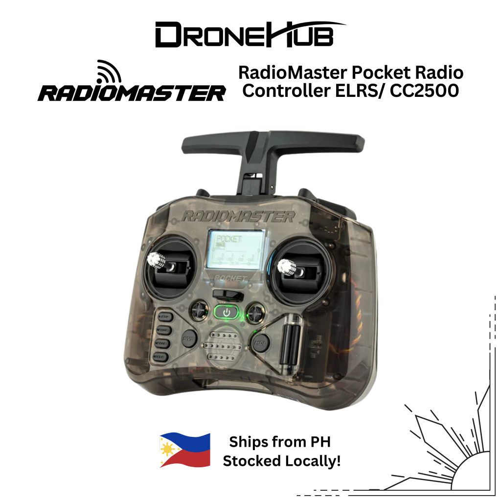 Radiomaster Pocket FPV Drone Remote Control w/ Hall Effect Gimbals and ...