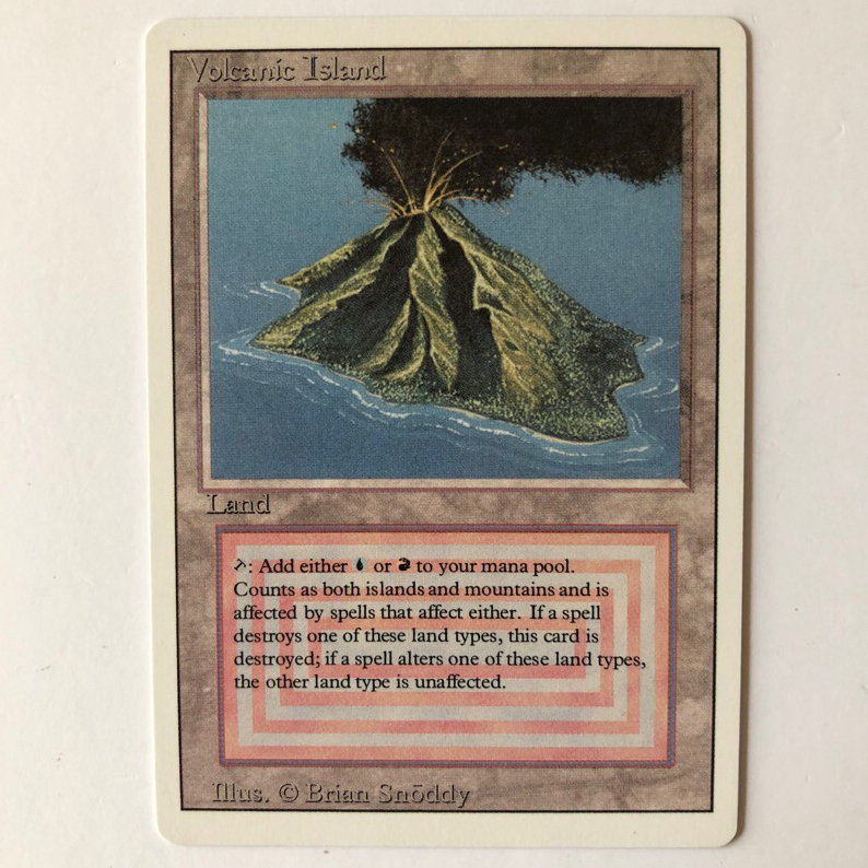 MTG Proxy Playtest Card - Volcanic Island (3ED) | Shopee Philippines