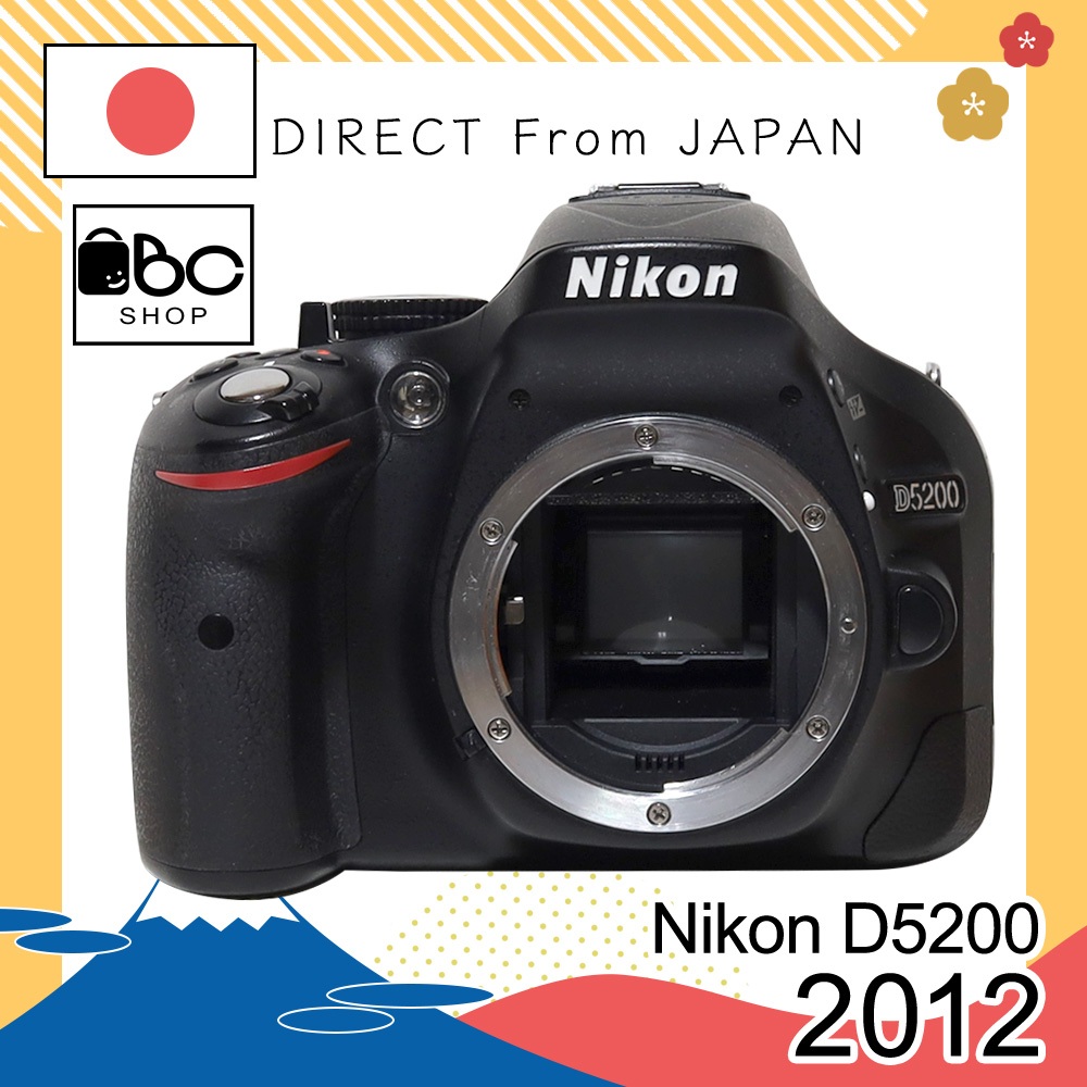 [Direct from Japan] Nikon D5200 Body Digital SLR camera Made in Japan ...