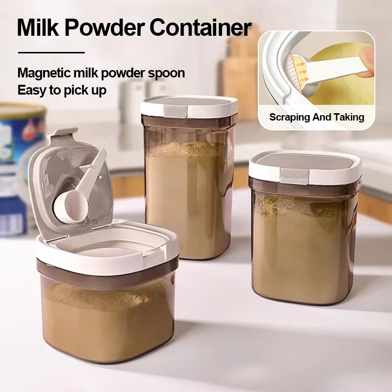 Food Grade Milk Storage Container Portable Baby Milk Powder Airtight ...
