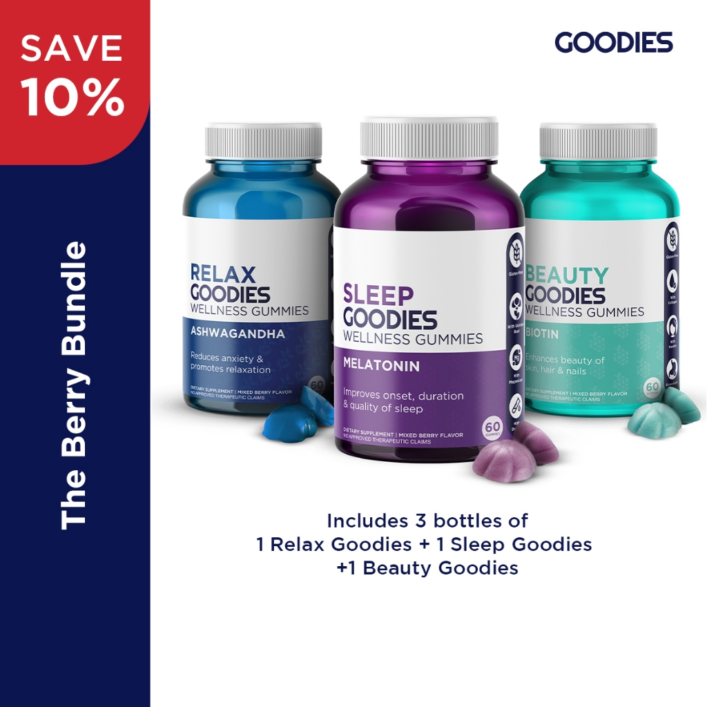 GOODIES NUTRITION The Berry Bundle (1 Sleep Goodies + 1 Relax Goodies ...