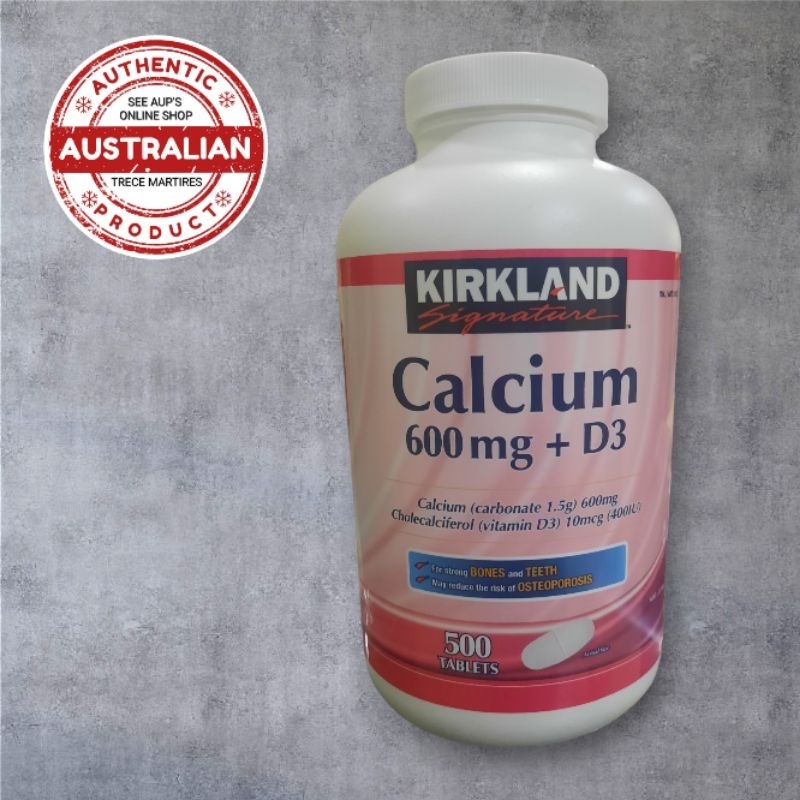 Calcium 600mg + D3 500 tablets Imported from Australia | Shopee Philippines