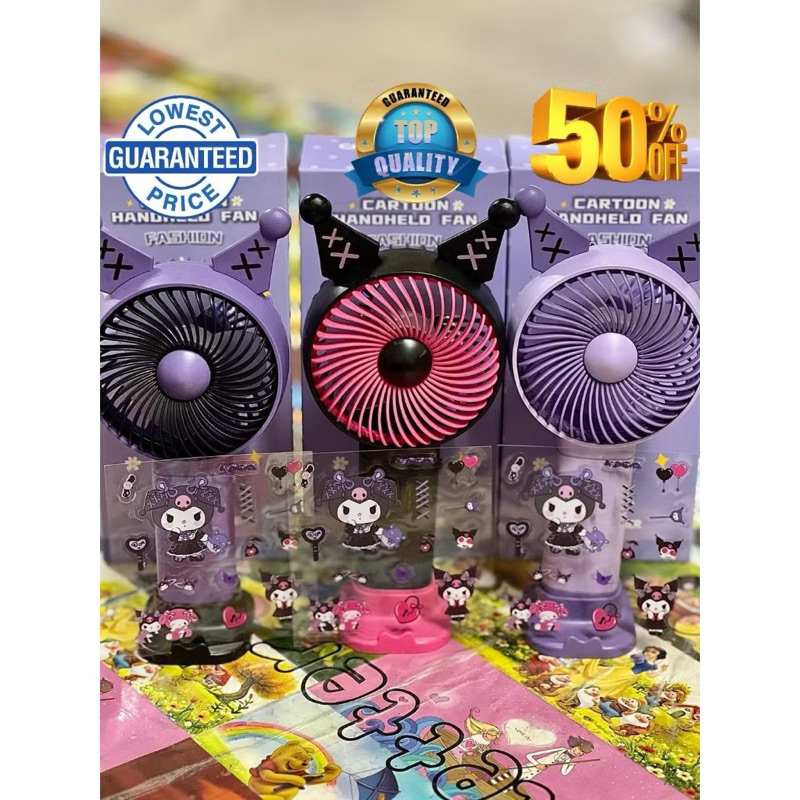 New Kuromi Cartoon Portable Mini Fan | Shopee Philippines