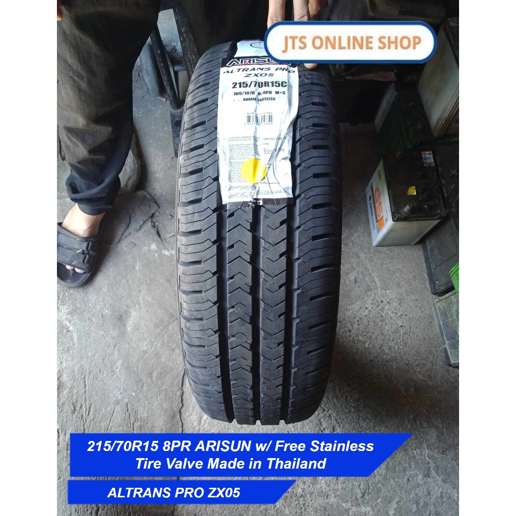 215/70R15 8PR ARISUN w/ Free Stainless Tire Valve Made in Thailand | Shopee Philippines