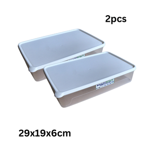Happy Plastic BUY 1 TAKE 1 1.8L Rectangular Food Keeper /Salad ...