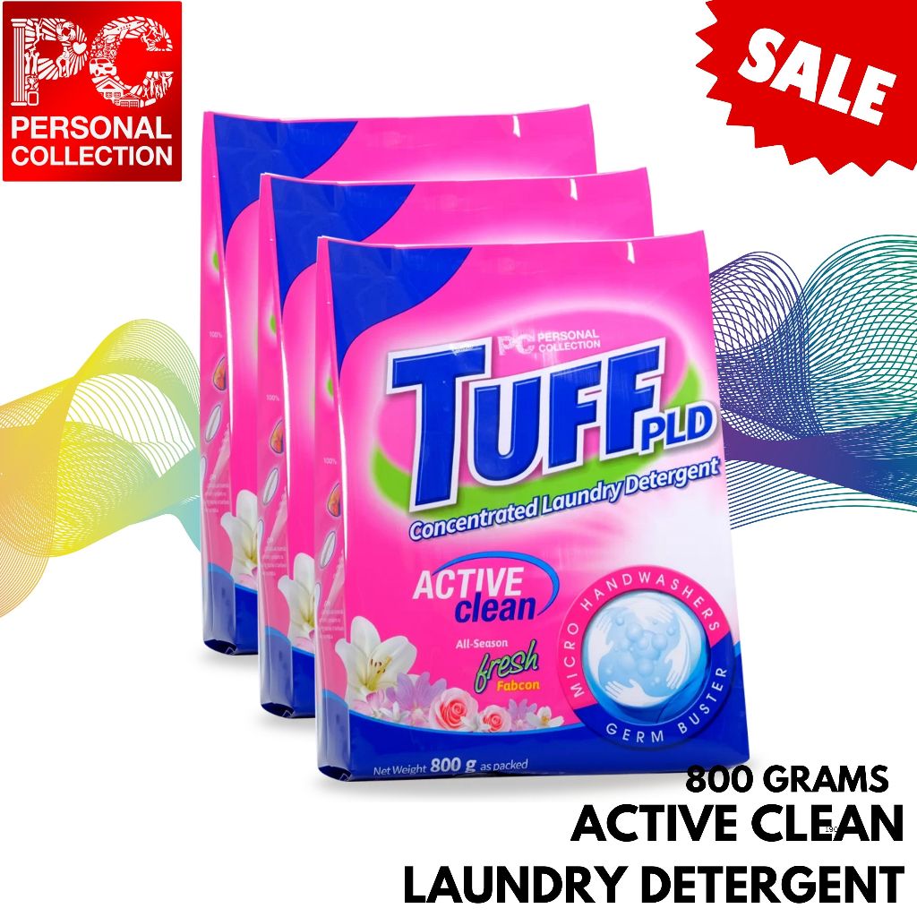 PERSONAL COLLECTION Tuff Powder Laundry Detergent Active Clean 800 ...