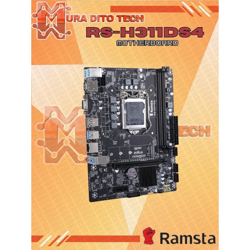 Ramsta RS-H310 D4 Intel LGA 1151 DDR4 M-ATX Motherboard for - 8-9th gen processor | Shopee ...