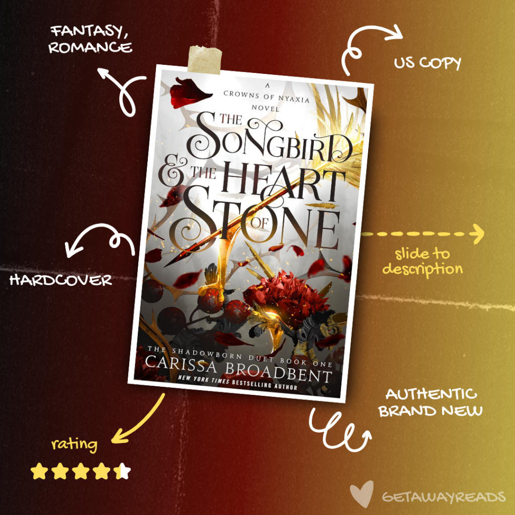 The Songbird & the Heart of Stone (Crowns of Nyaxia, 3) by Carissa Broadbent (Hardcover ...