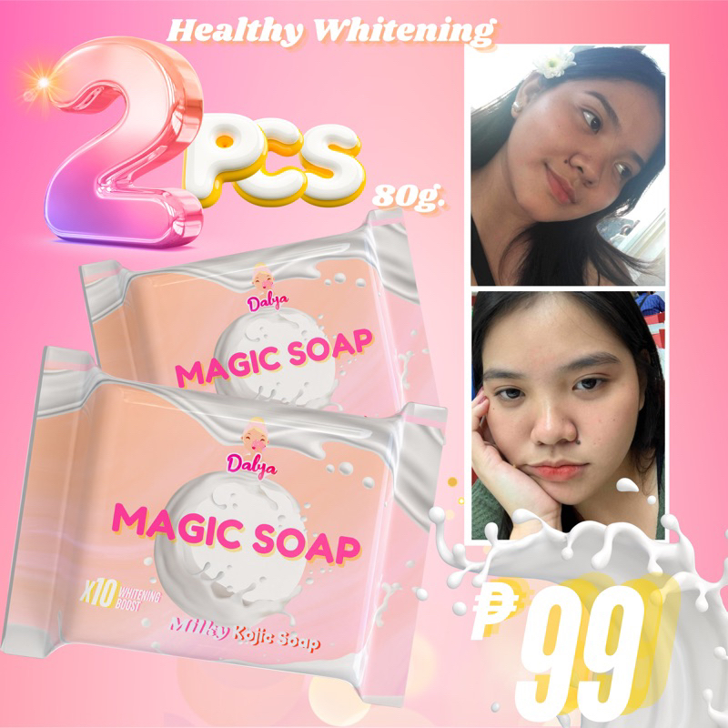 MAGIC SOAP 2PCS BIG BUNDLE 80 GRAMS | Shopee Philippines