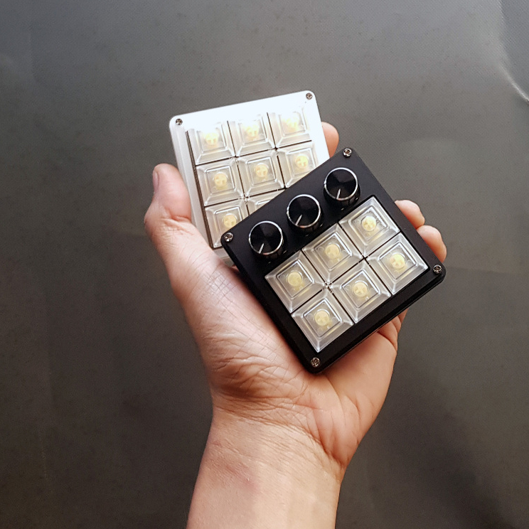 Pabile 9-Key P9v2 QMK/Vial Type-C Hot Swap Rotary Encoders MacroPad Programmable Mechanical ...