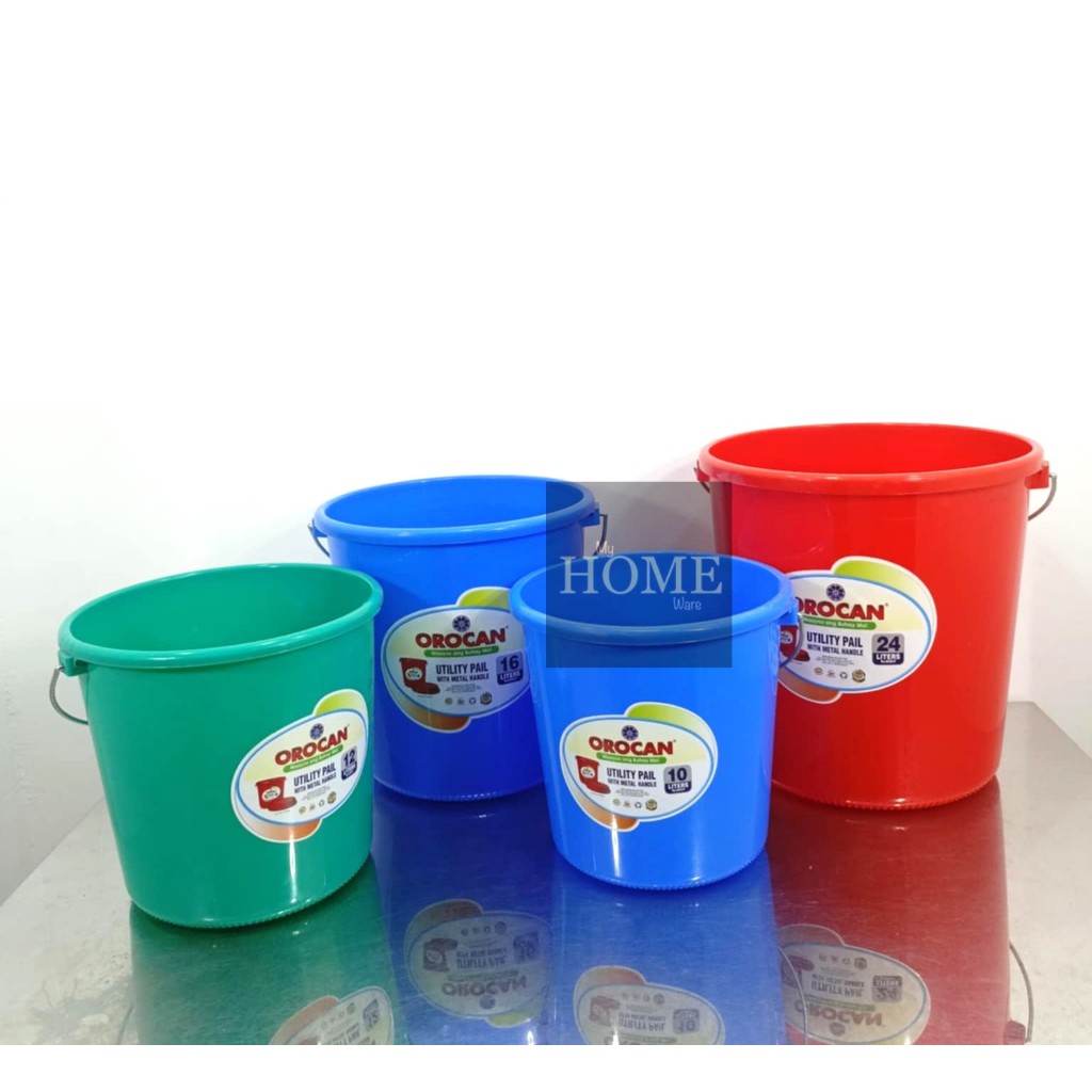 10/12/16/24 Liters Orocan Pail with stainless steel handle timba ...