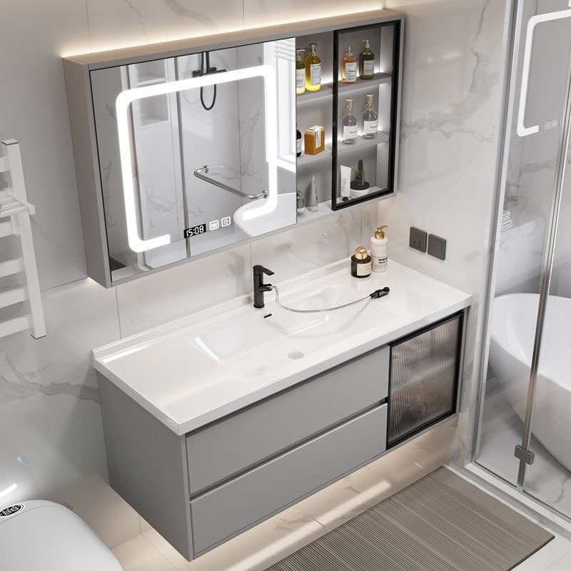 【100-70*50cm】Bathroom cabinet with mirror vanity cabinet bathroom ...