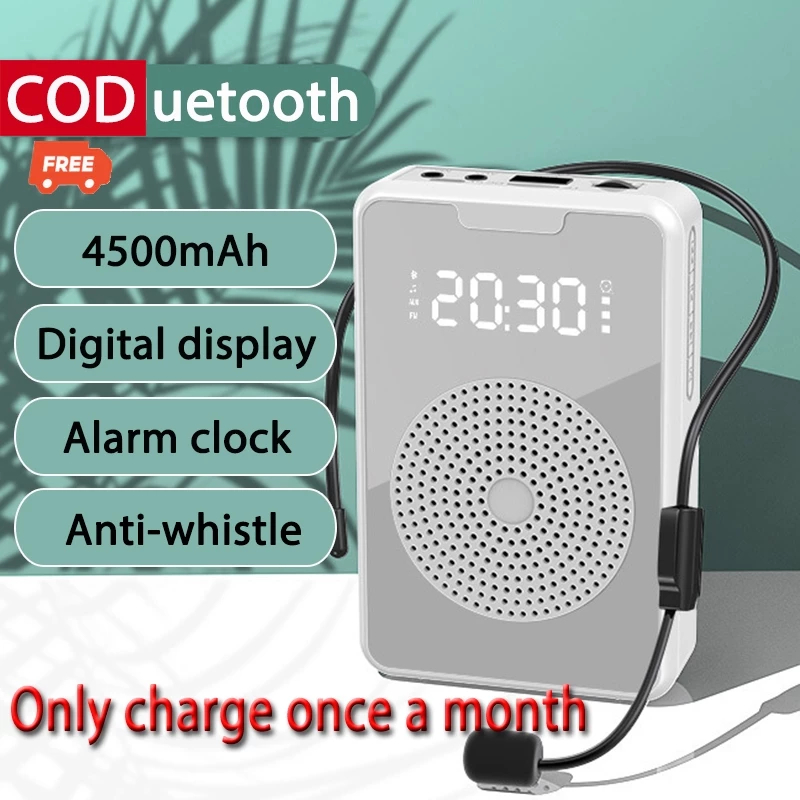 Microphone Teacher 4500mah Wireless Voice Small Mic Super Clear Sound ...