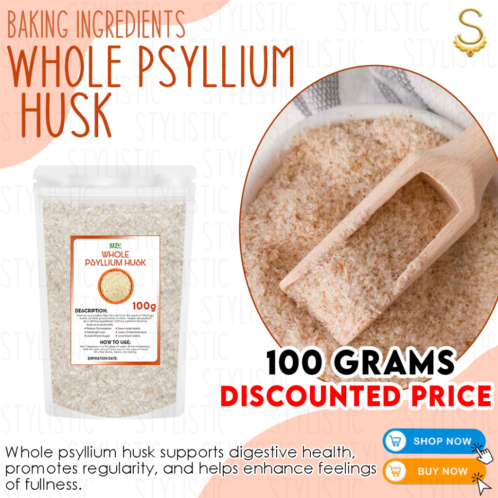 Whole Psyllium Husk 100g | Shopee Philippines