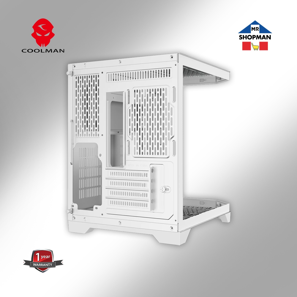 Coolman Spectra M MATX Dual Chamber PC Case | Shopee Philippines